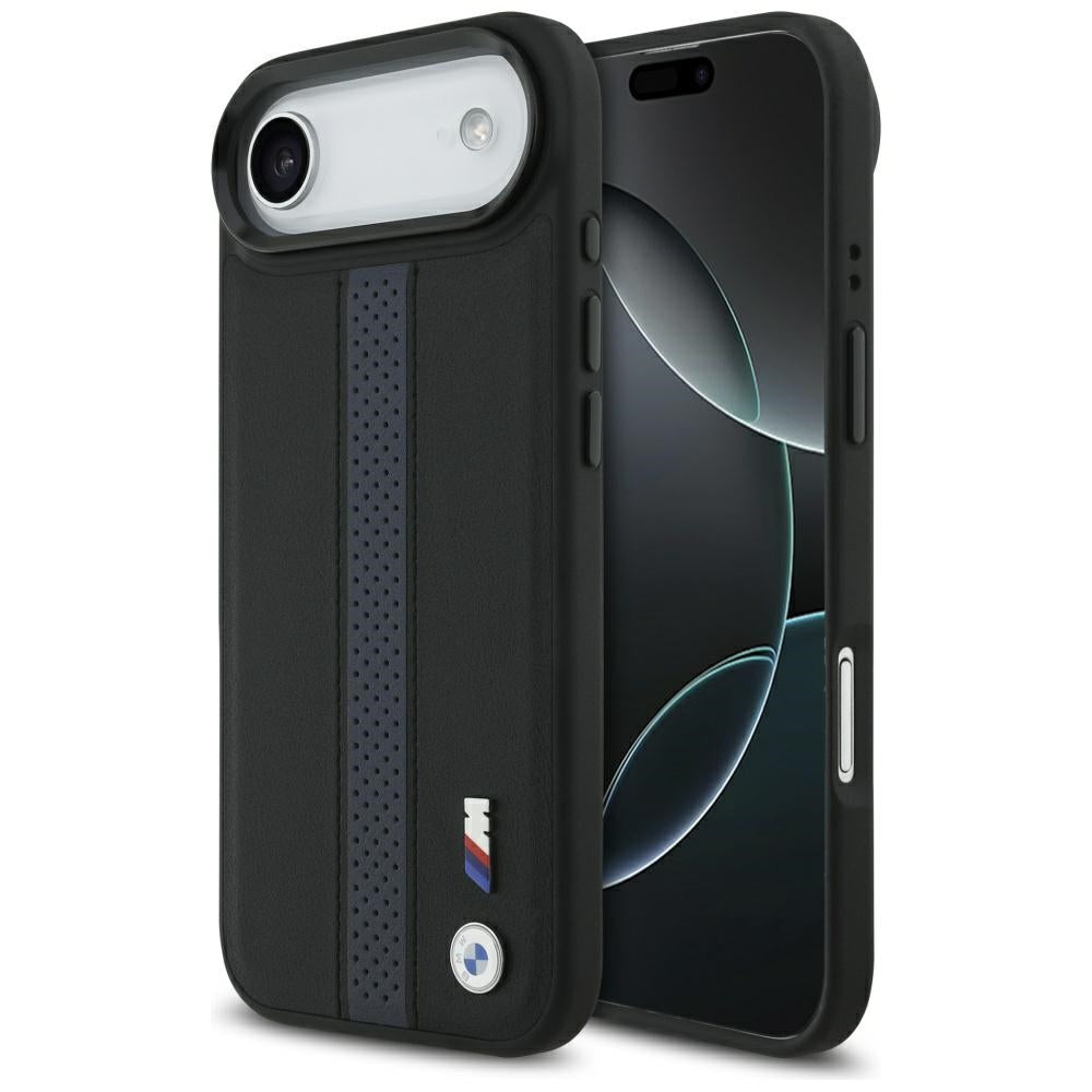 BMW M Perforated Stripe Logo MagSafe Case for iPhone 17 Air Blue